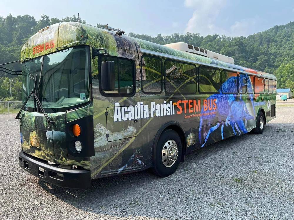Our Acadia Parish STEM bus is on a roll! | MIRE ELEMENTARY SCHOOL