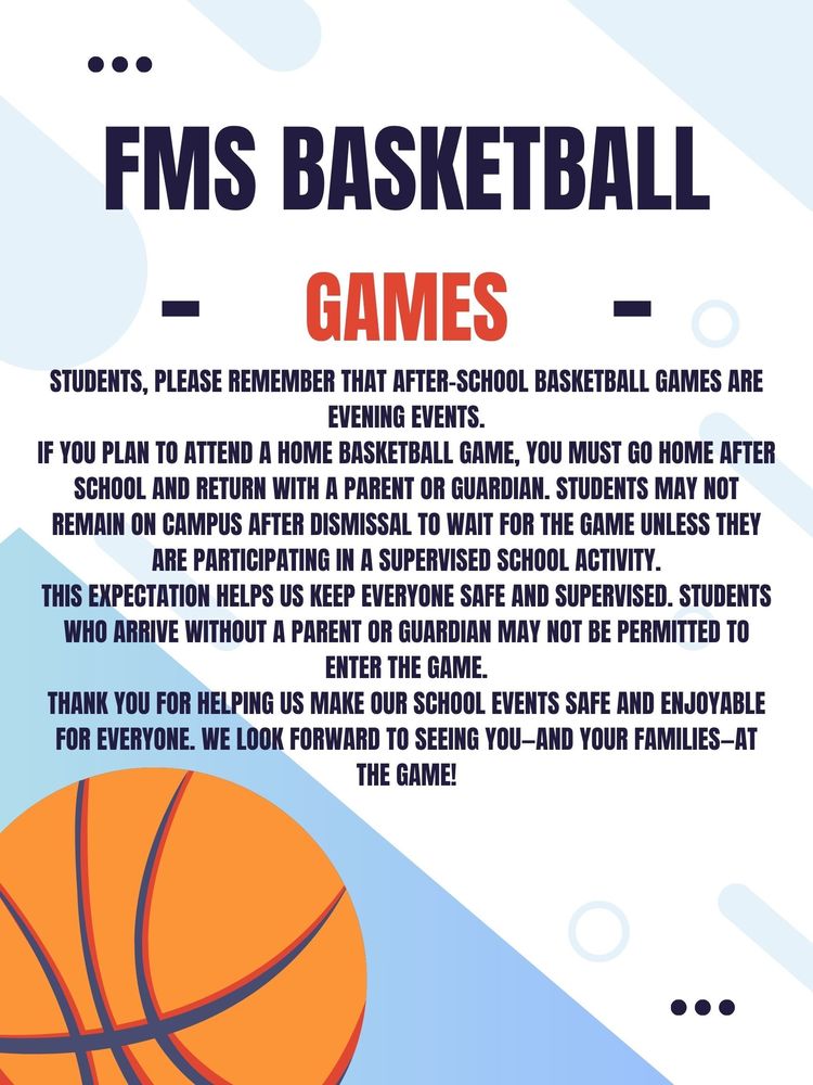 Basketball Games | Albert F. Ford Middle School