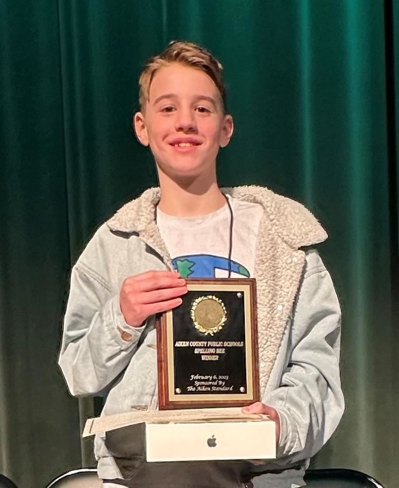 Leavelle McCampbell Eighth Grader Graham Pickrell Wins District
