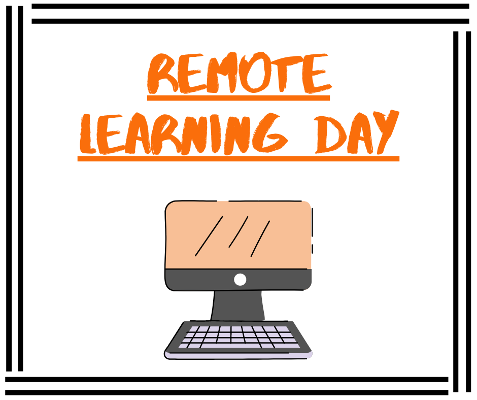 Remote Learning Day Clipart