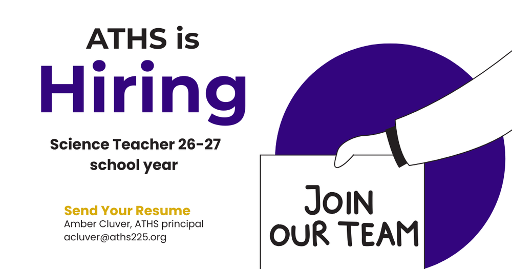 Employment Opportunity High School Science | Armstrong Township High School