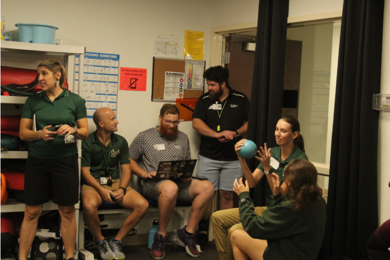 USF Lifts Up BDCHS Weight Training Classes Brooks DeBartolo
