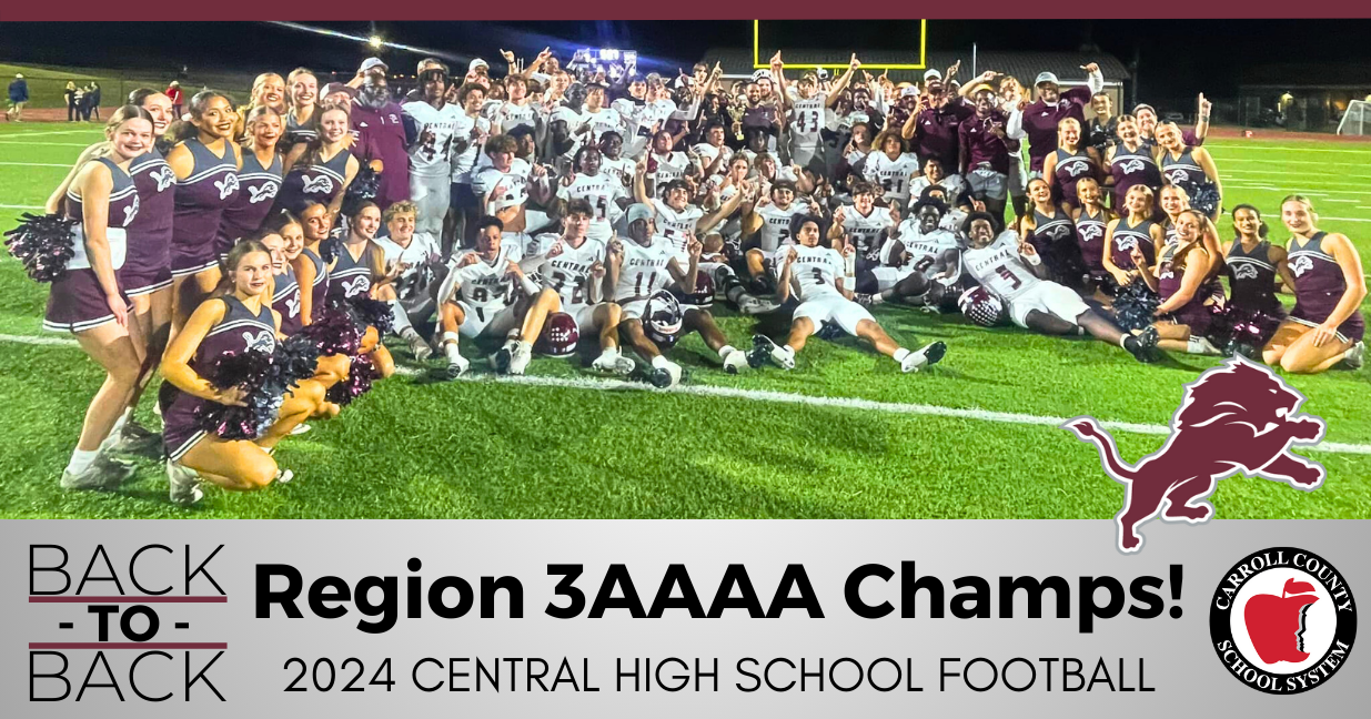 Central football team repeats as region champs Carroll County Schools