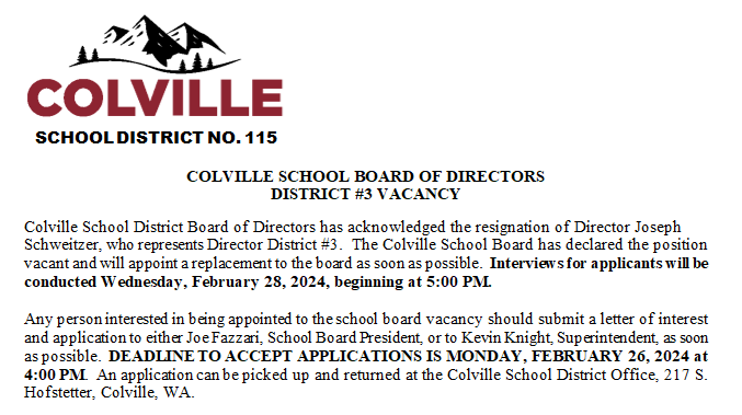 News | Colville School District