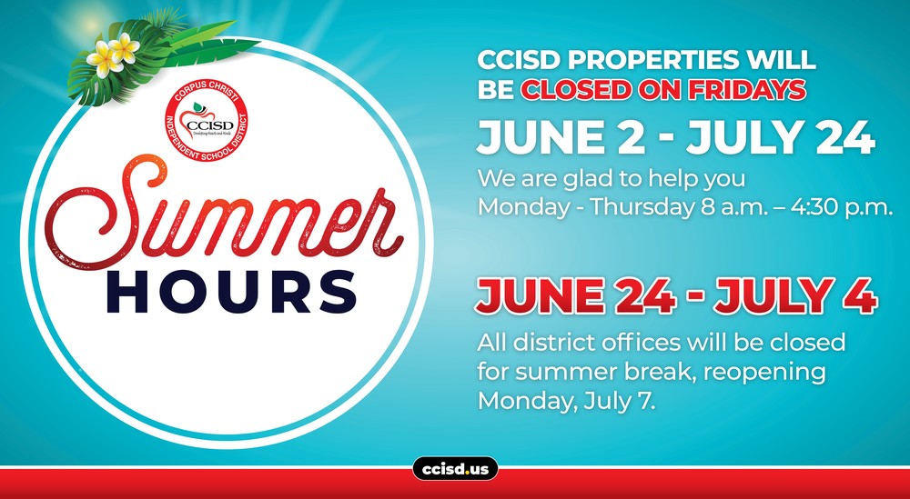 Summer Hours | James W. Fannin Elementary School