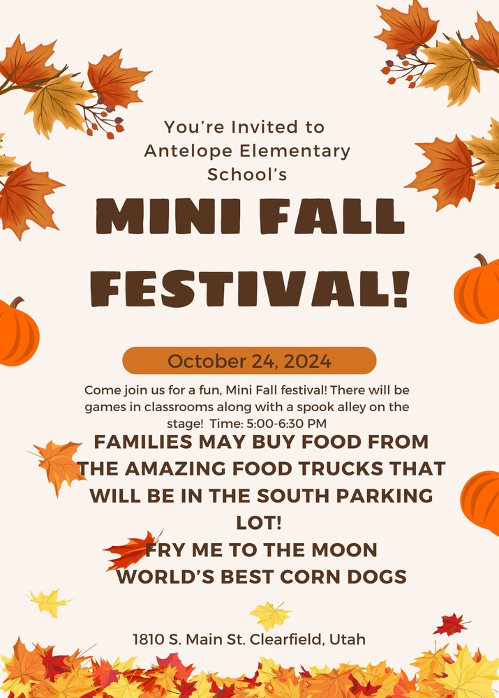 Mini Fall Festival 2024 | Antelope Elementary