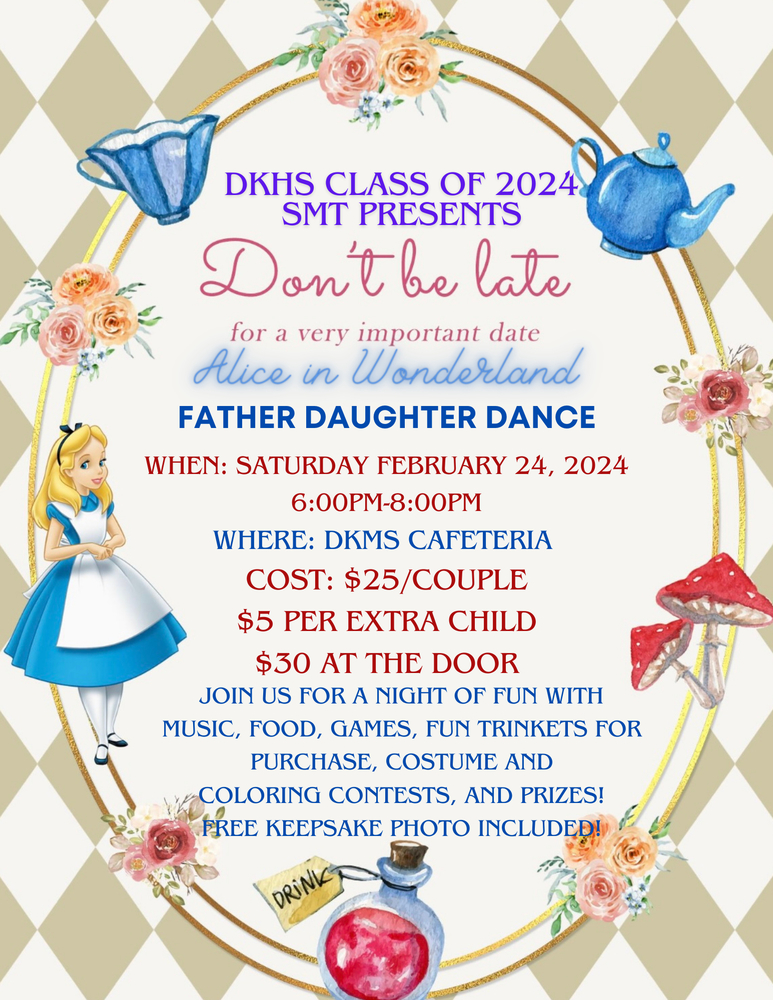 Alice In Wonderland Father Daughter Dance Delton Kellogg Schools Alice In Wonderland Father Daughter Dance Delton Kellogg Schools
