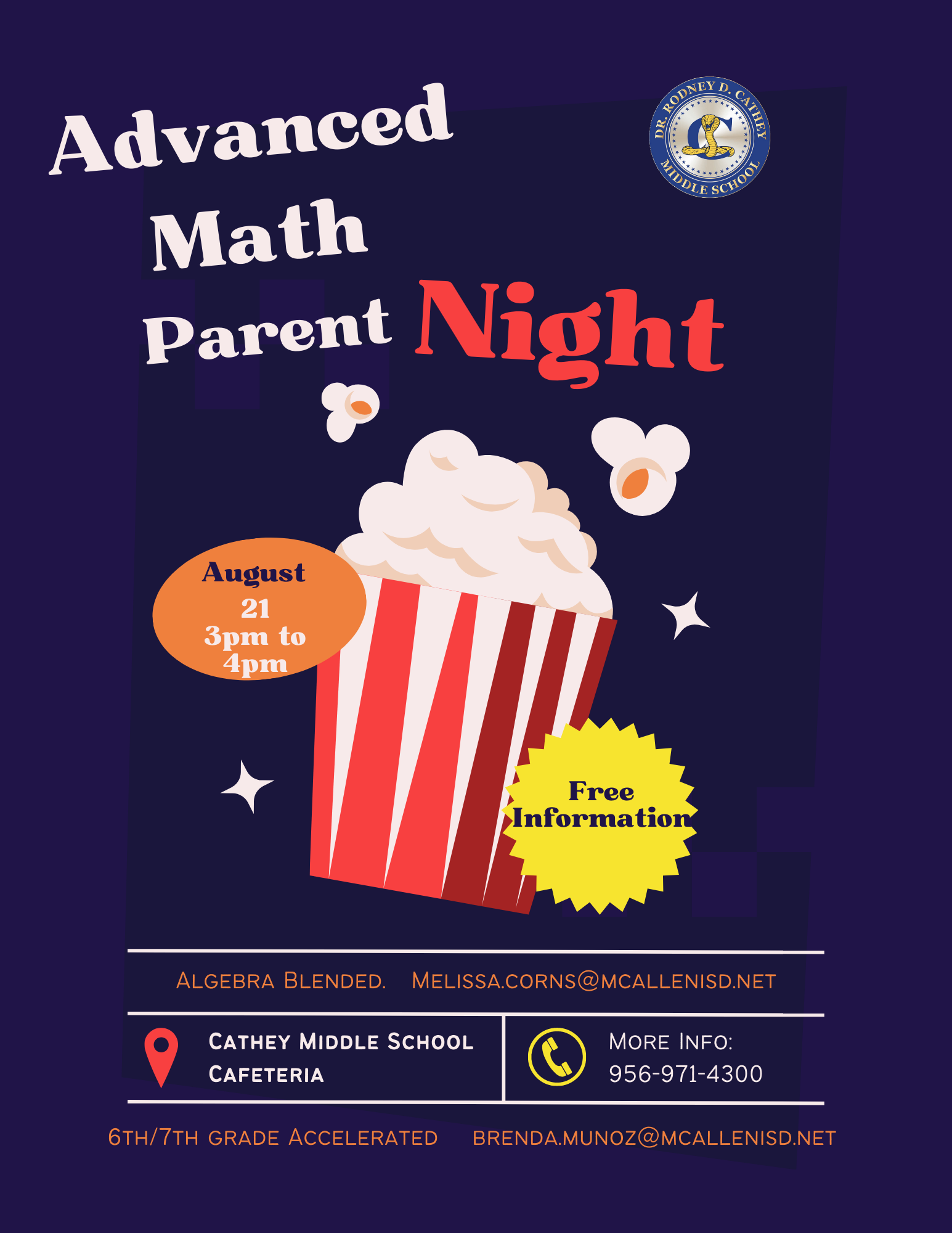 Documents | Dr. Rodney D. Cathey Middle School