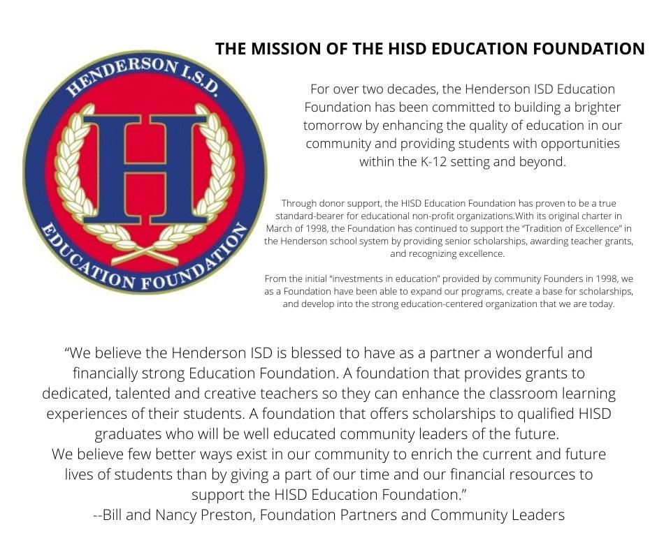 Documents | Henderson ISD Education Foundation