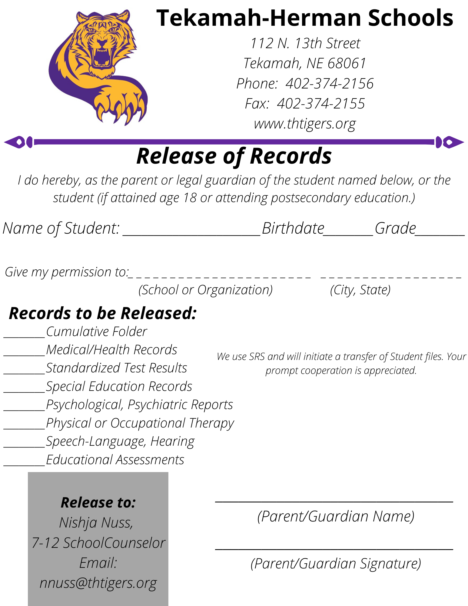 Documents | Tekamah-Herman Schools