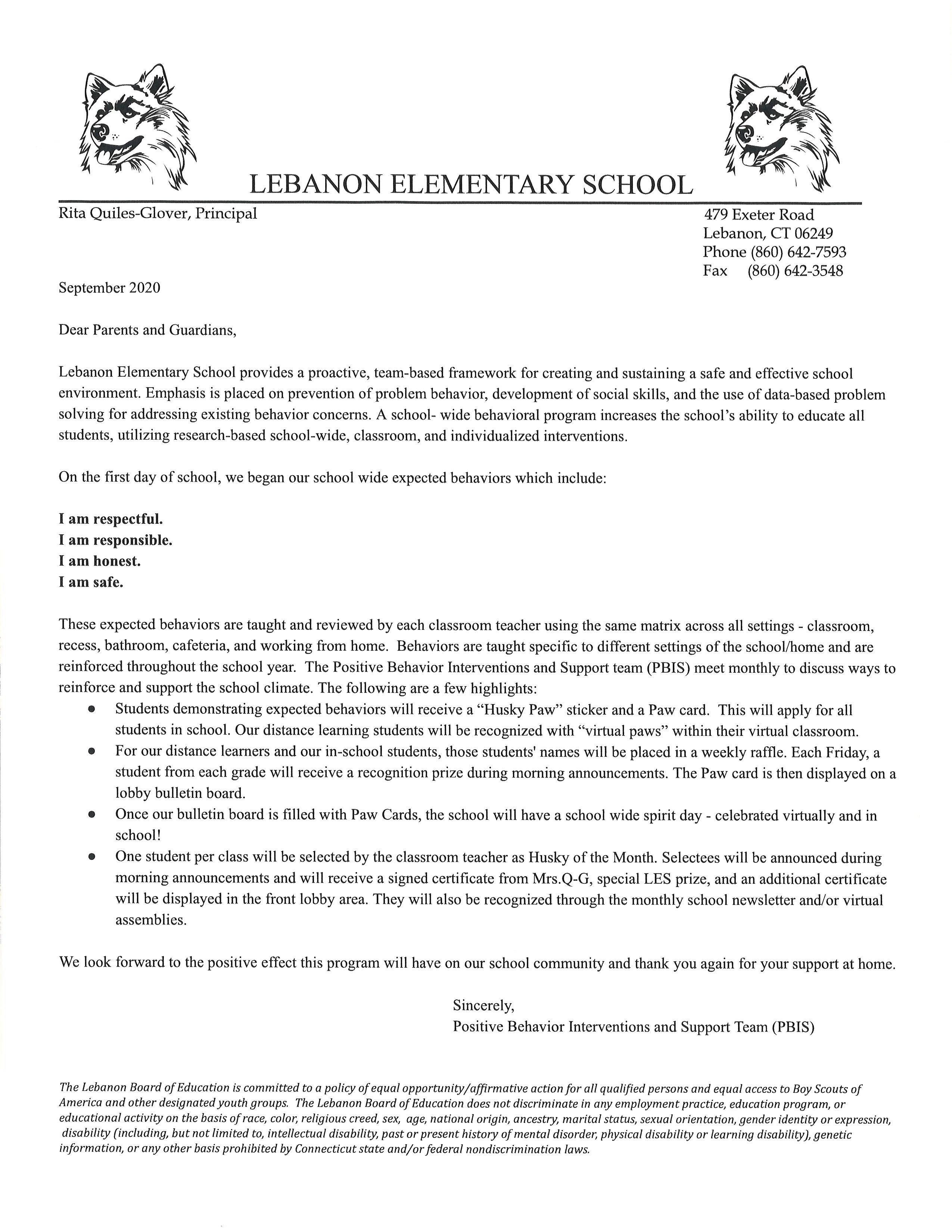 Documents | Lebanon Elementary School