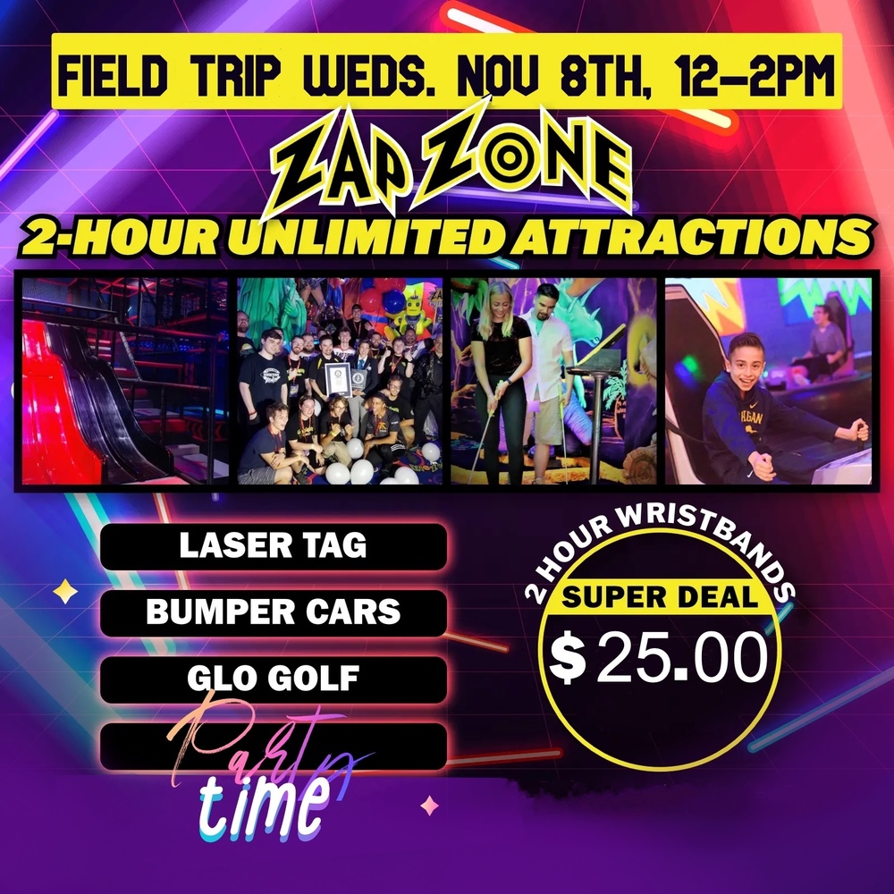 ZAP ZONE FIELD TRIP Ecorse High School
