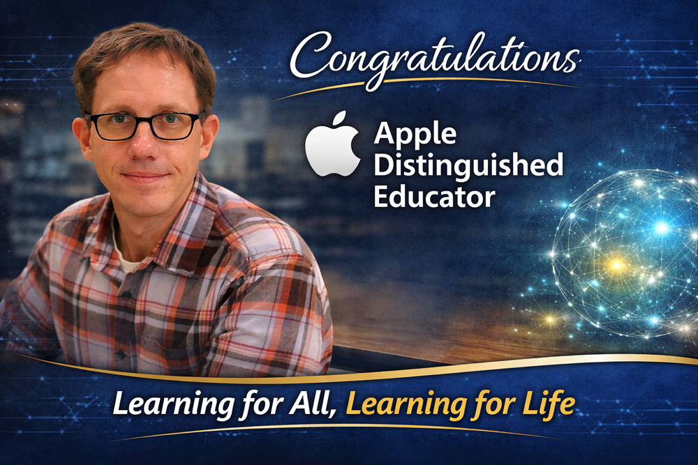 🎉 Celebrating an Apple Distinguished Educator: Rob Kamrowski | Ettrick ...