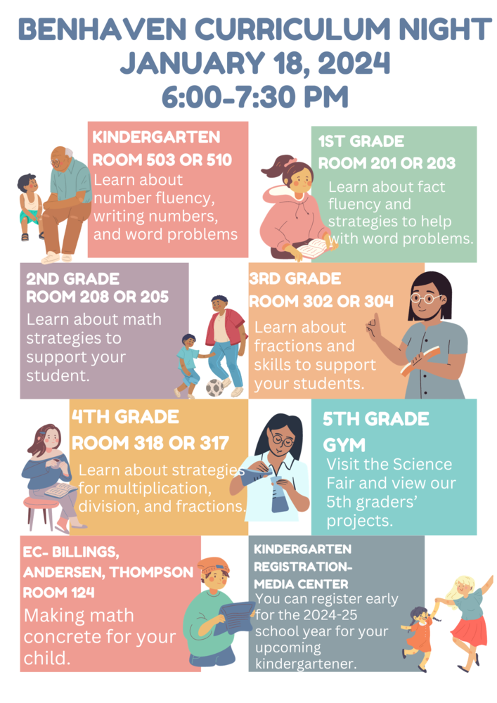 Curriculum Night | Benhaven Elementary School