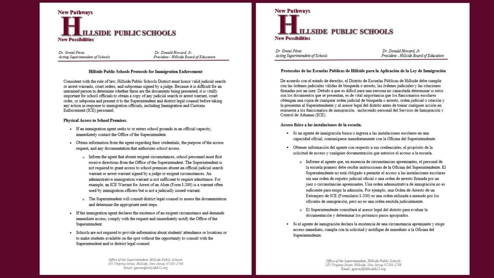 Immigration Letter to Staff and Parents (2026) | Hillside Innovation ...