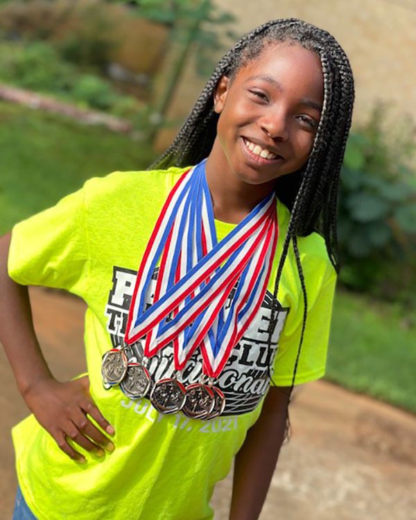 Four HCS Students Participate in AAU Jr. Olympics | Huntsville City Schools