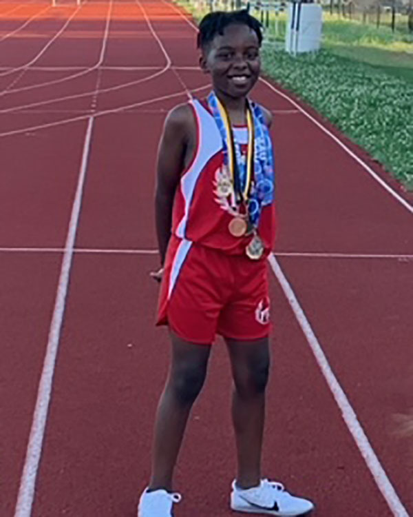 Four HCS Students Participate in AAU Jr. Olympics | Huntsville City Schools