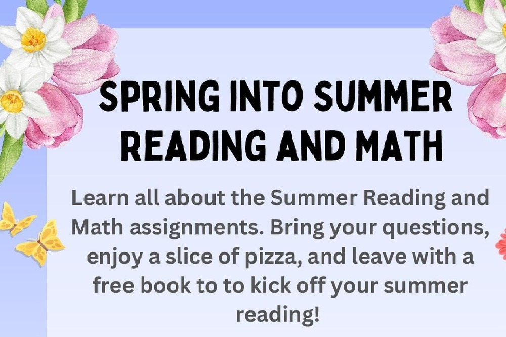 Spring into Summer Reading and Math 5 28 25 | Keyport Public Schools