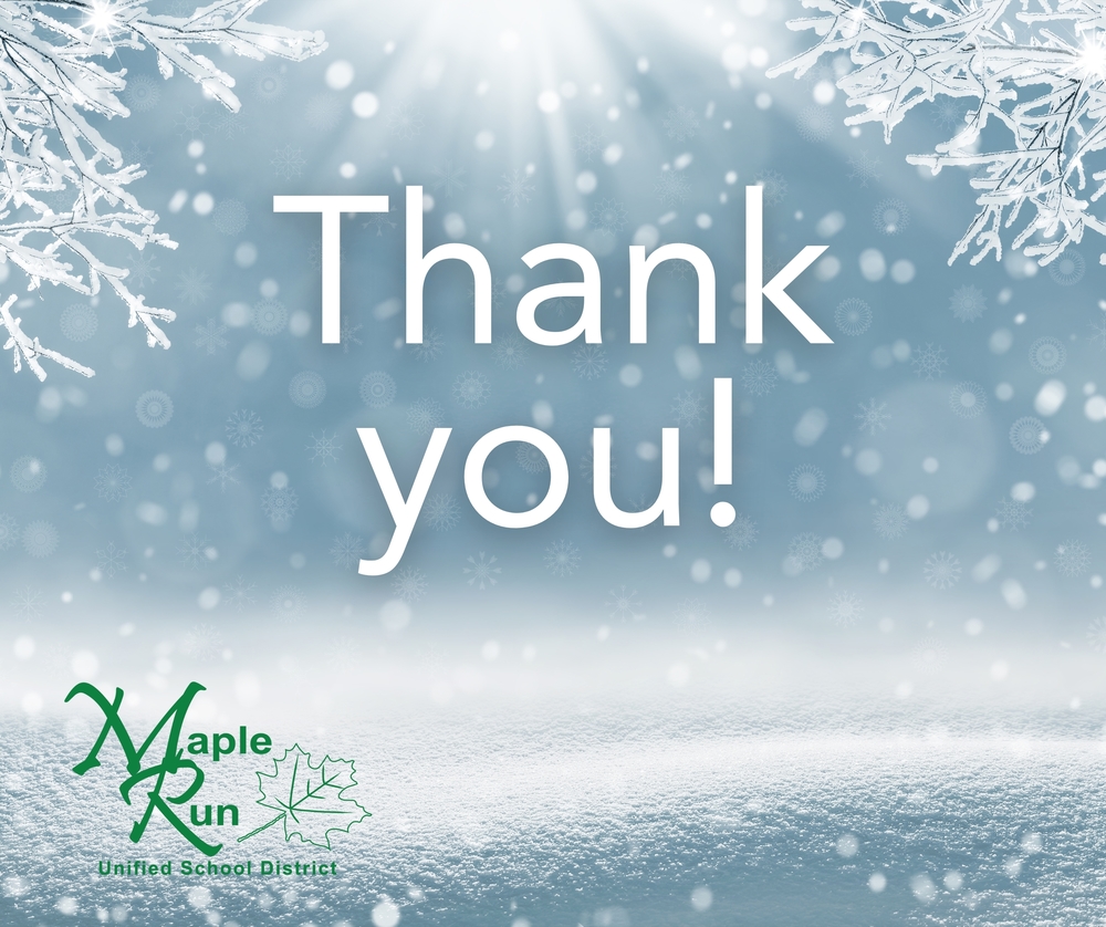 Thank You Maple Run Bus Drivers St Albans City School