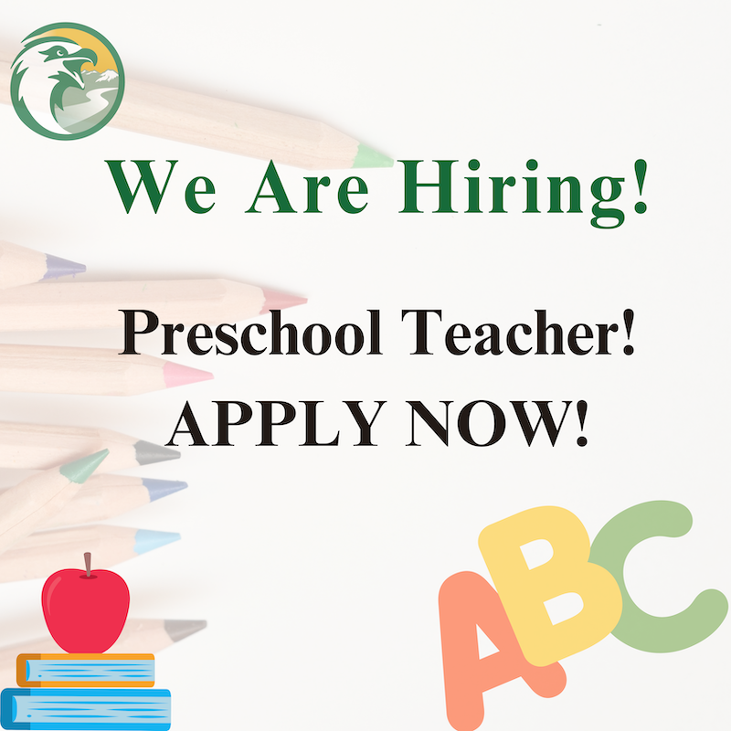 Hiring Preschool Teacher McKenzie School District Hiring Preschool Teacher McKenzie School District