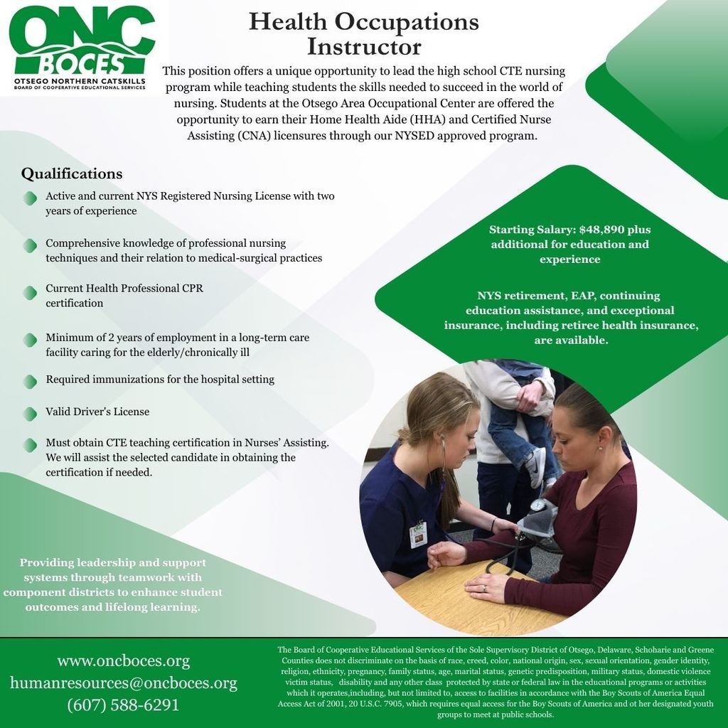 occ job description
