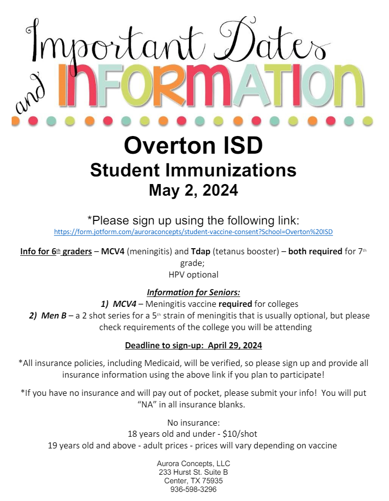 Live Feed | Overton ISD