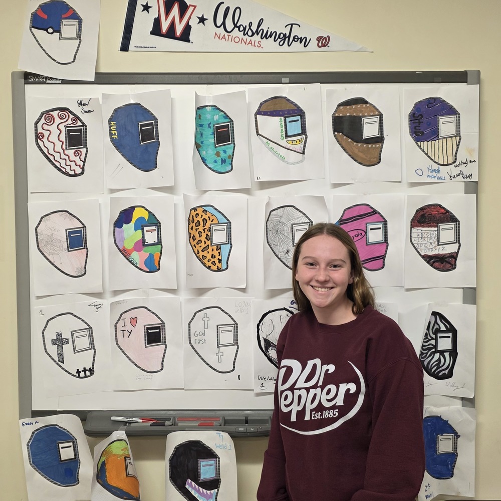 PCTC WELDERS DESIGN THEIR DREAM HELMETS | Page County Technical Center