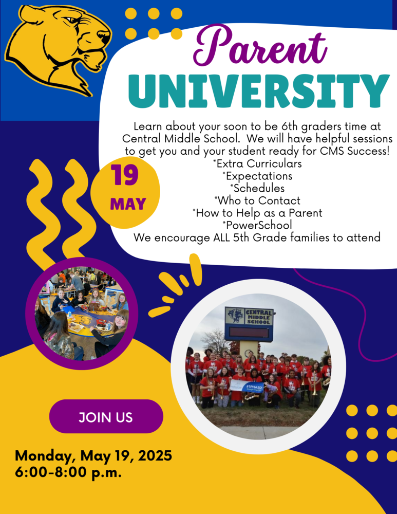 Parent University | Central Middle School