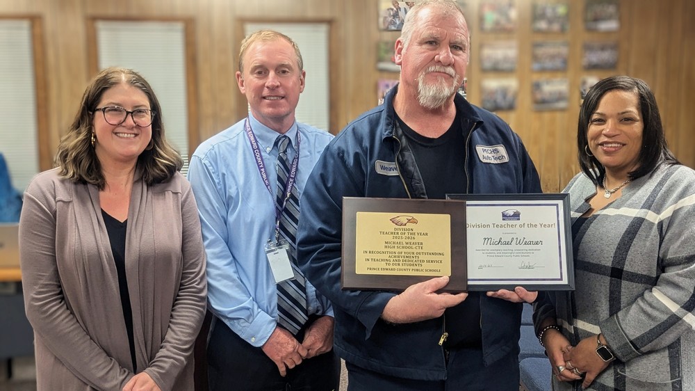 2025-2026 Division Teacher of the Year | Prince Edward County High School