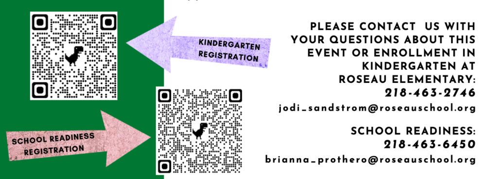 Kindergarten and School Readiness Registration are Open! | Roseau ...
