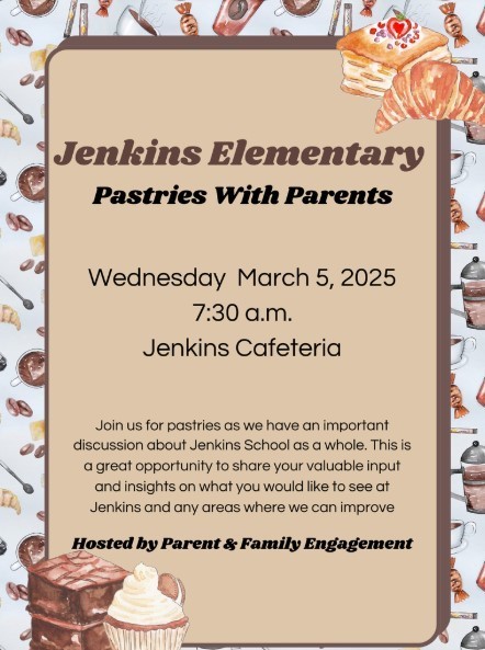 Pastries with parents | Jenkins Elementary School