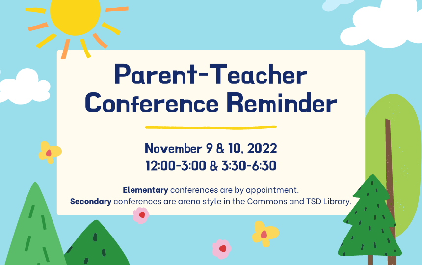 Printable Parent Teacher Conference Reminder