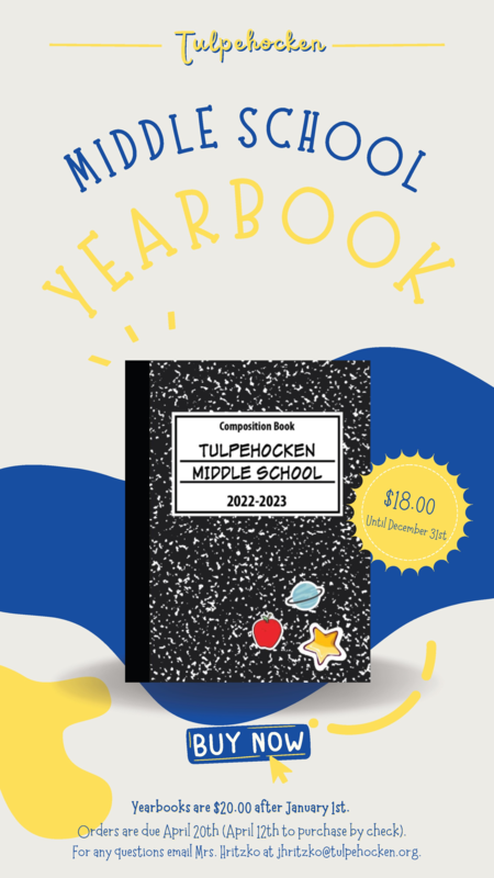 Middle School Yearbook | Tulpehocken Area Middle School