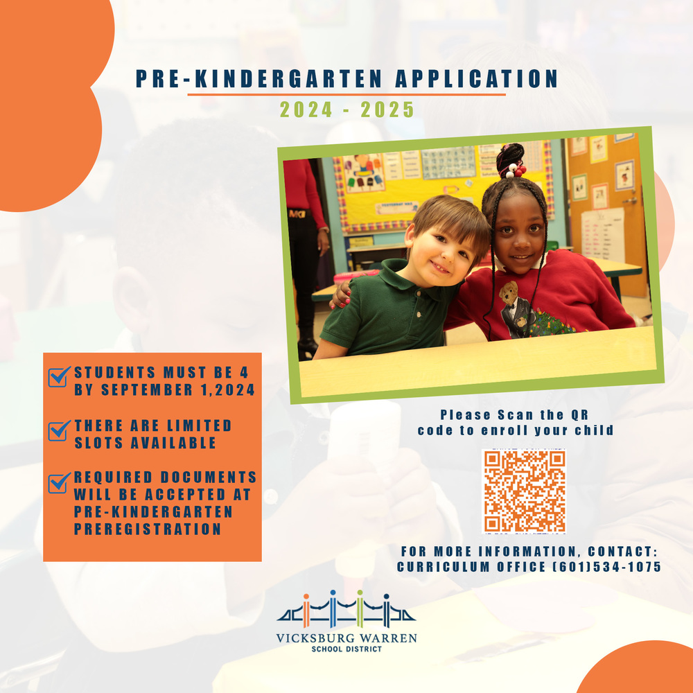 Pre K Application Process Starts For Future VWSD Students Vicksburg Pre K Application Process Starts For Future VWSD Students Vicksburg