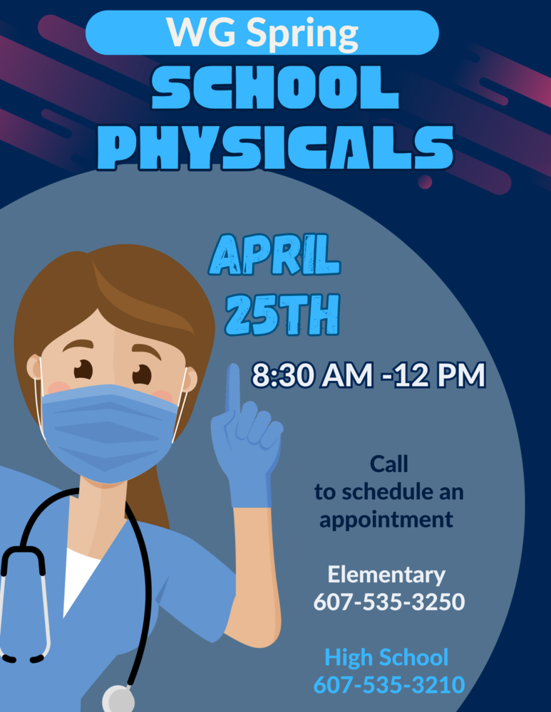 April School Physicals | Watkins Glen Central School District
