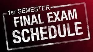 1st Semester Final Exam Schedule | Waverly-Shell Rock and Greenview ...