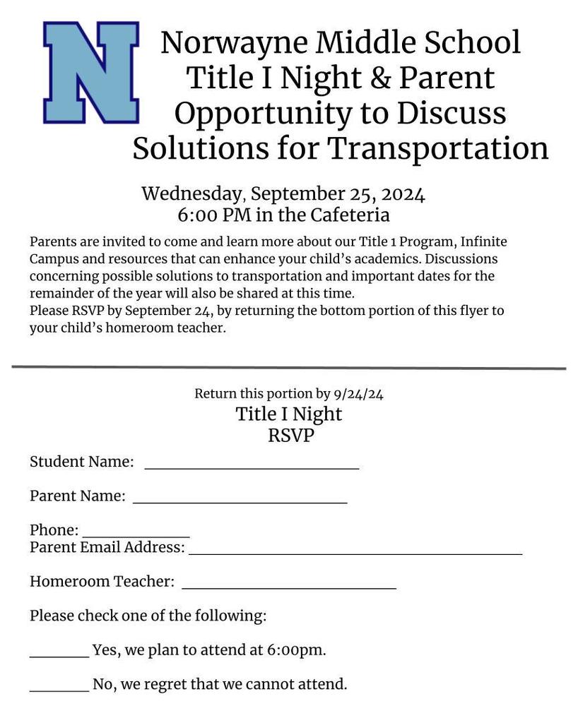 News | Norwayne Middle School