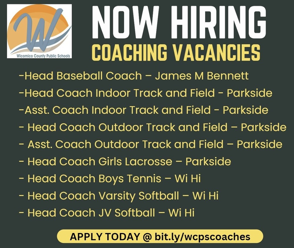 Athletic Coaching Vacancies October 2023 Parkside High Athletic Coaching Vacancies October 2023 Parkside High